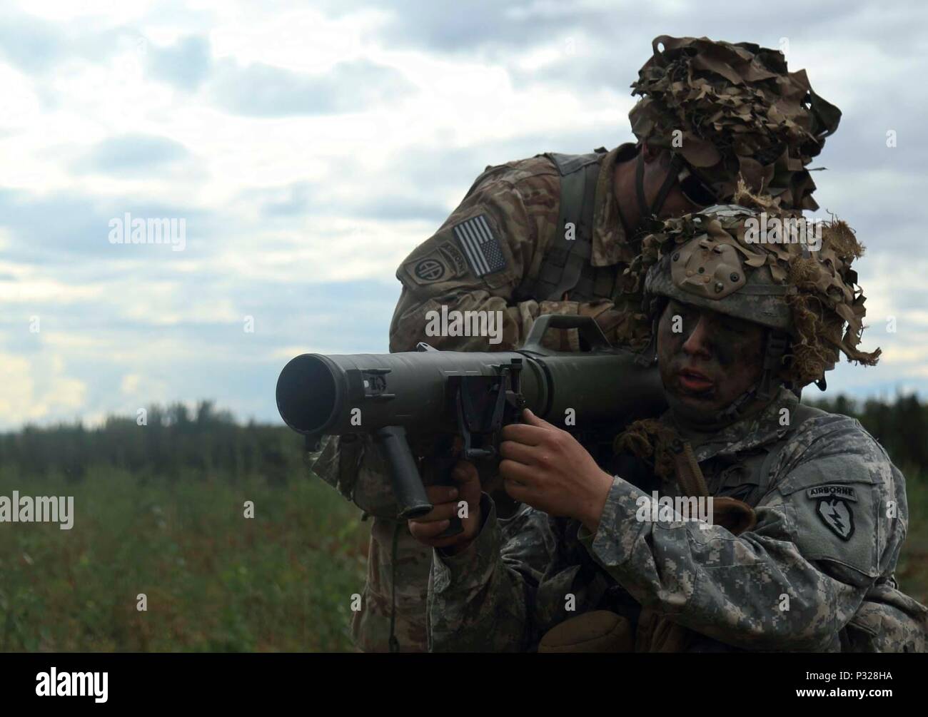 Paratroopers with 1st Battalion, 501st Parachute Infantry Regiment, 4th ...