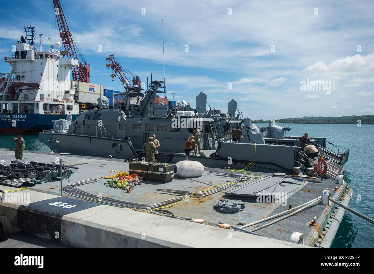 The Mark VI Patrol Boat, assigned to Coastal Riverine Group One ...