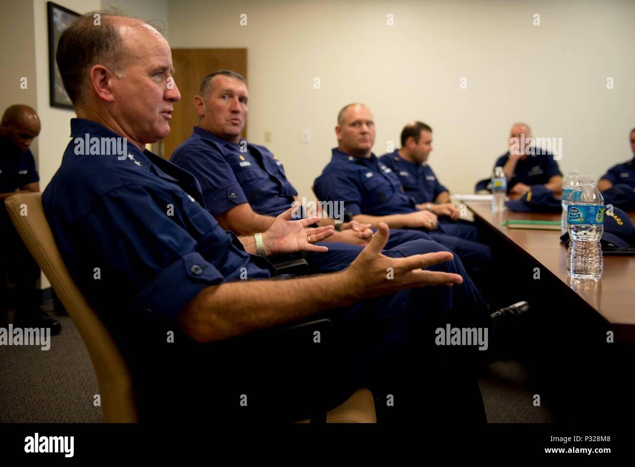 Rear Adm. Dave Callahan, commander, 8th Coast Guard District, discusses ...