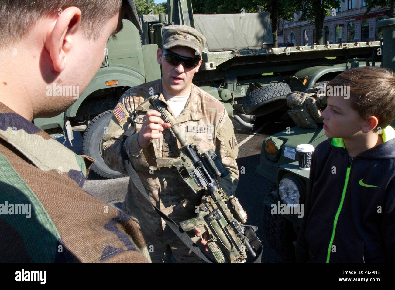 U.S. Army Pfc. Draven Pancake, native of Petersburg, Ind., and an ...