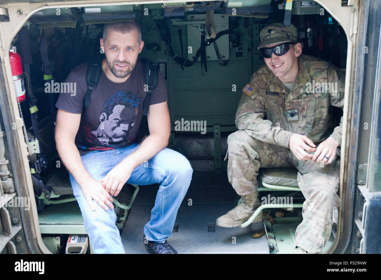 U.S. Army Spc. Brenton Busby, a native of Walters, Okla., an ...
