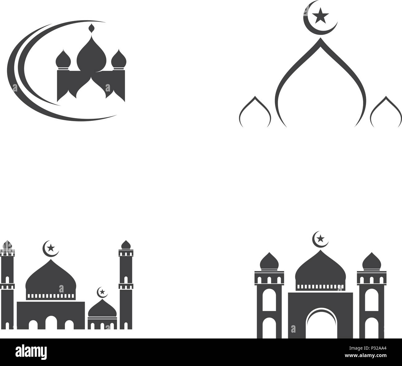 Moslem icon vector Illustration design template Stock Vector Image ...