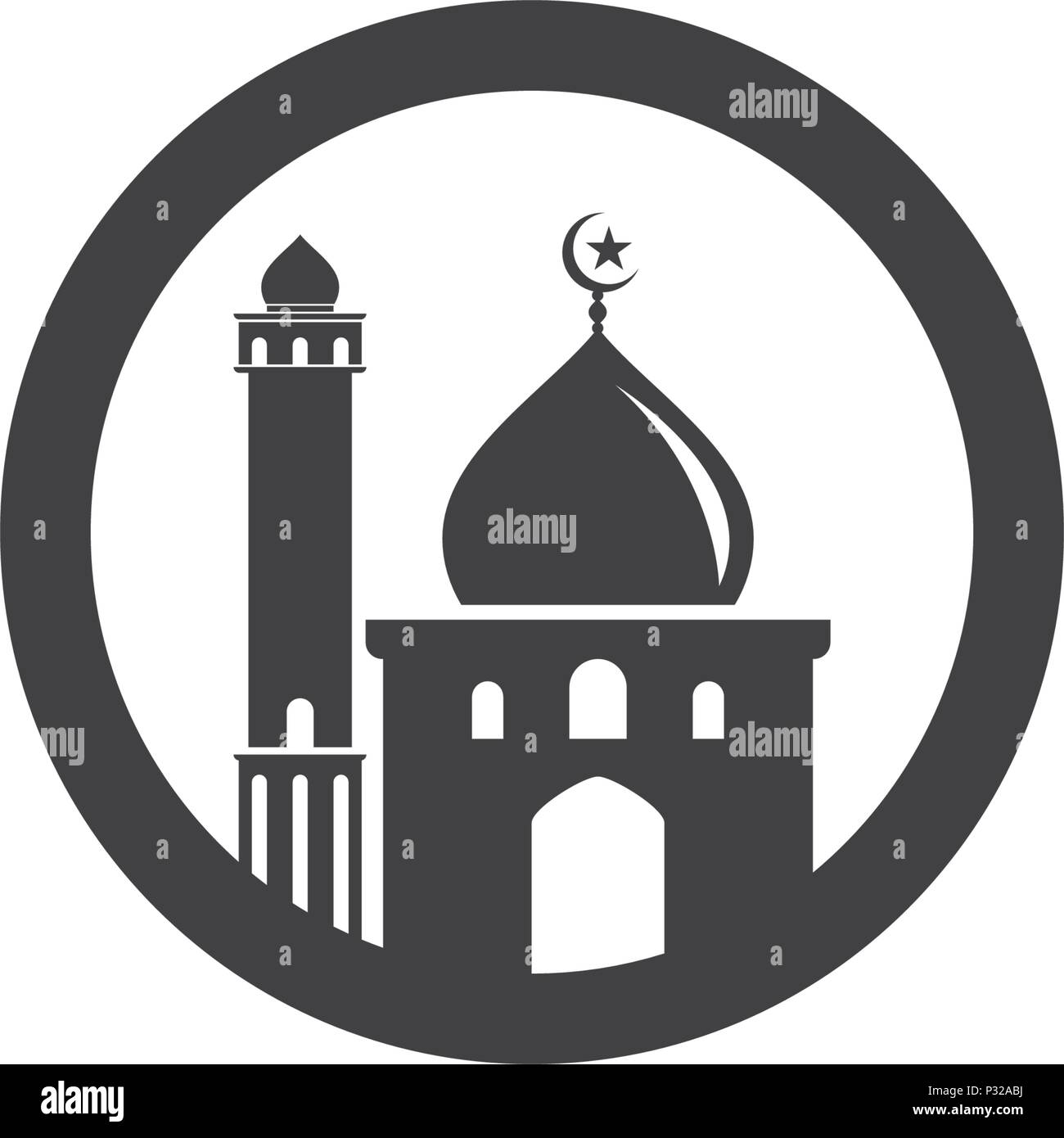 Moslem icon vector Illustration design template Stock Vector Image ...