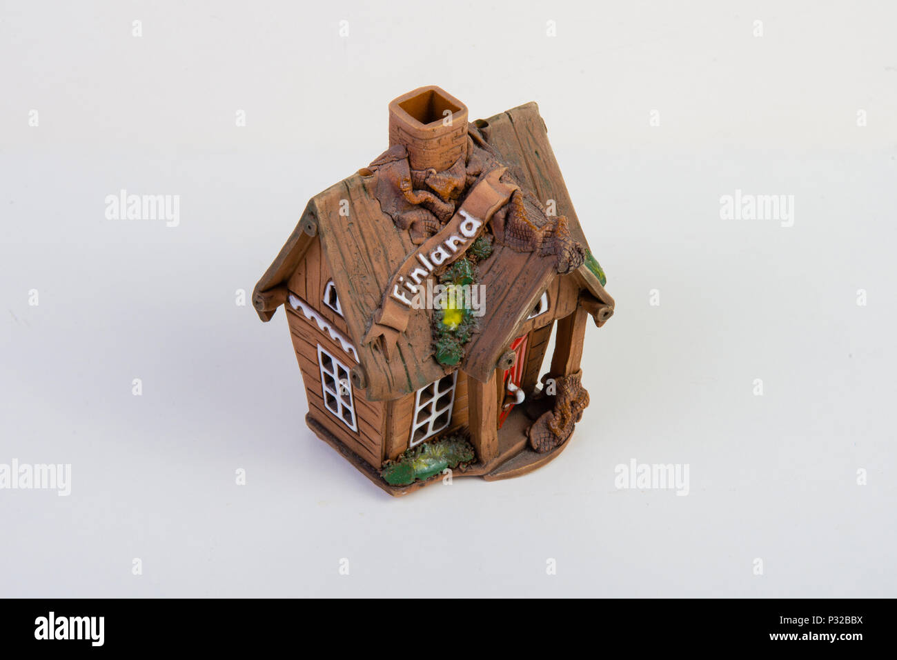 Decorative candle house Stock Photo - Alamy