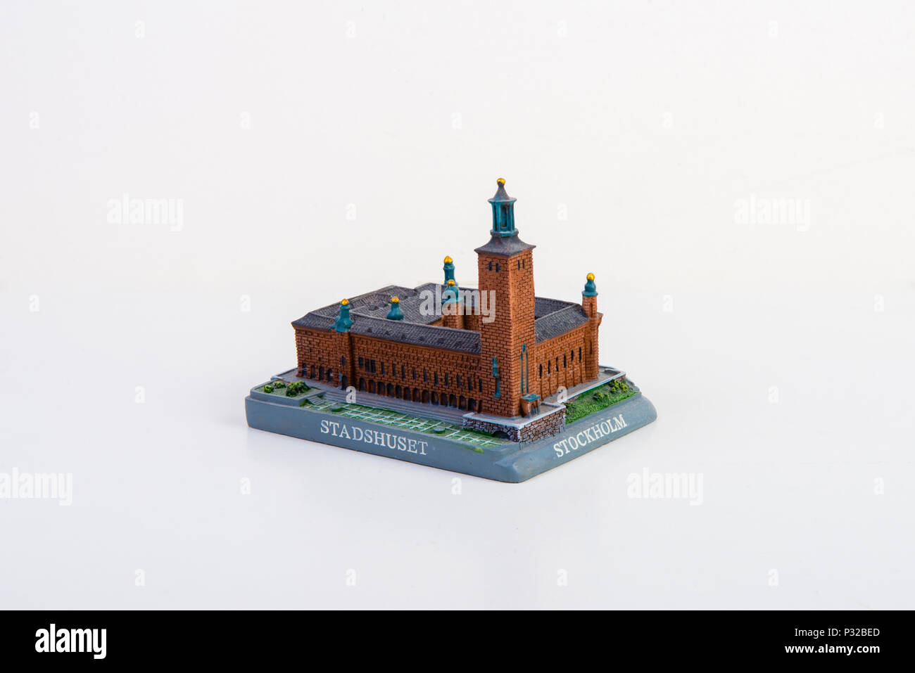 The Souvenir model of the Stockholm City hall Stock Photo - Alamy