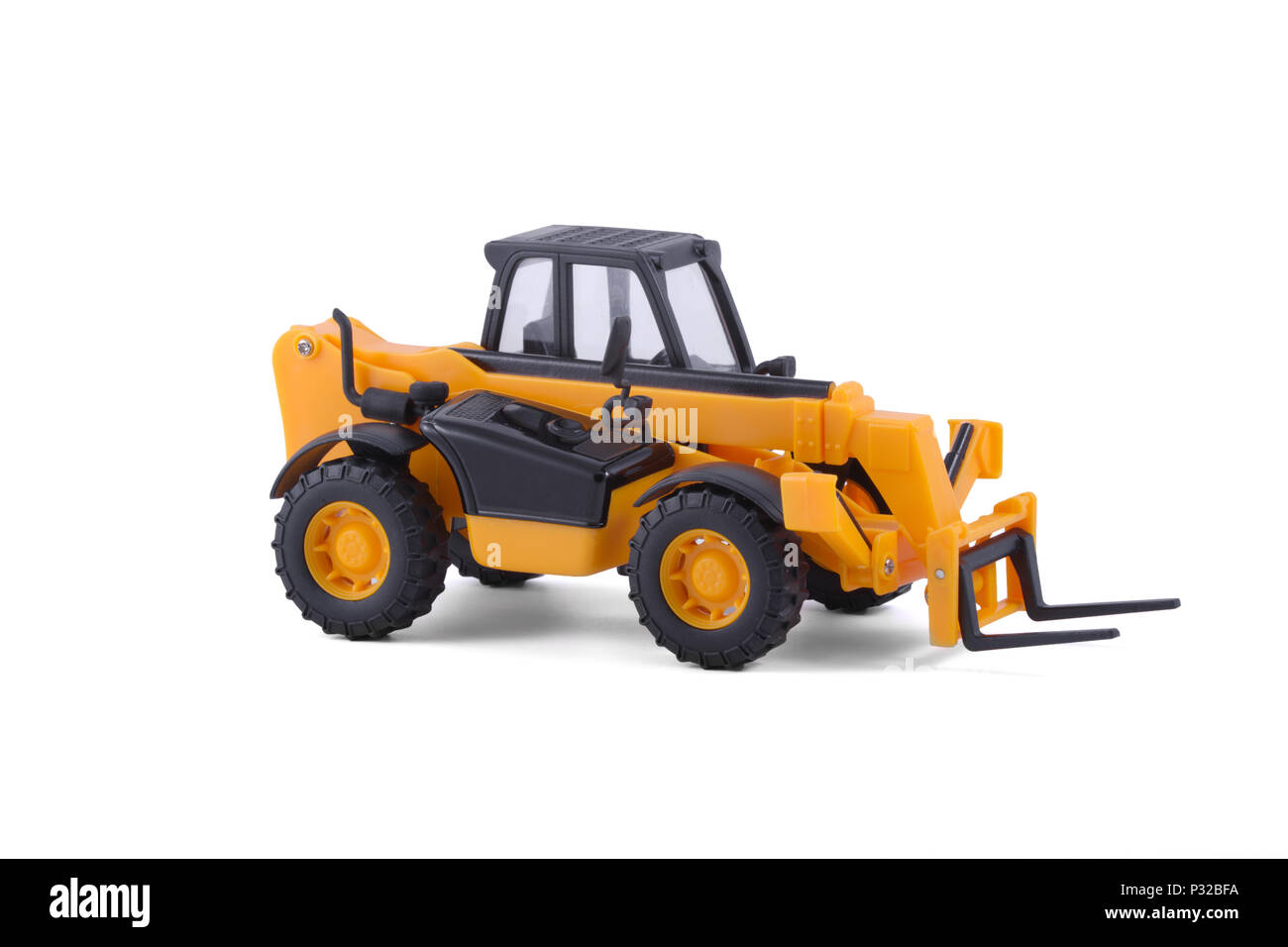 The Forklift scale model Stock Photo - Alamy