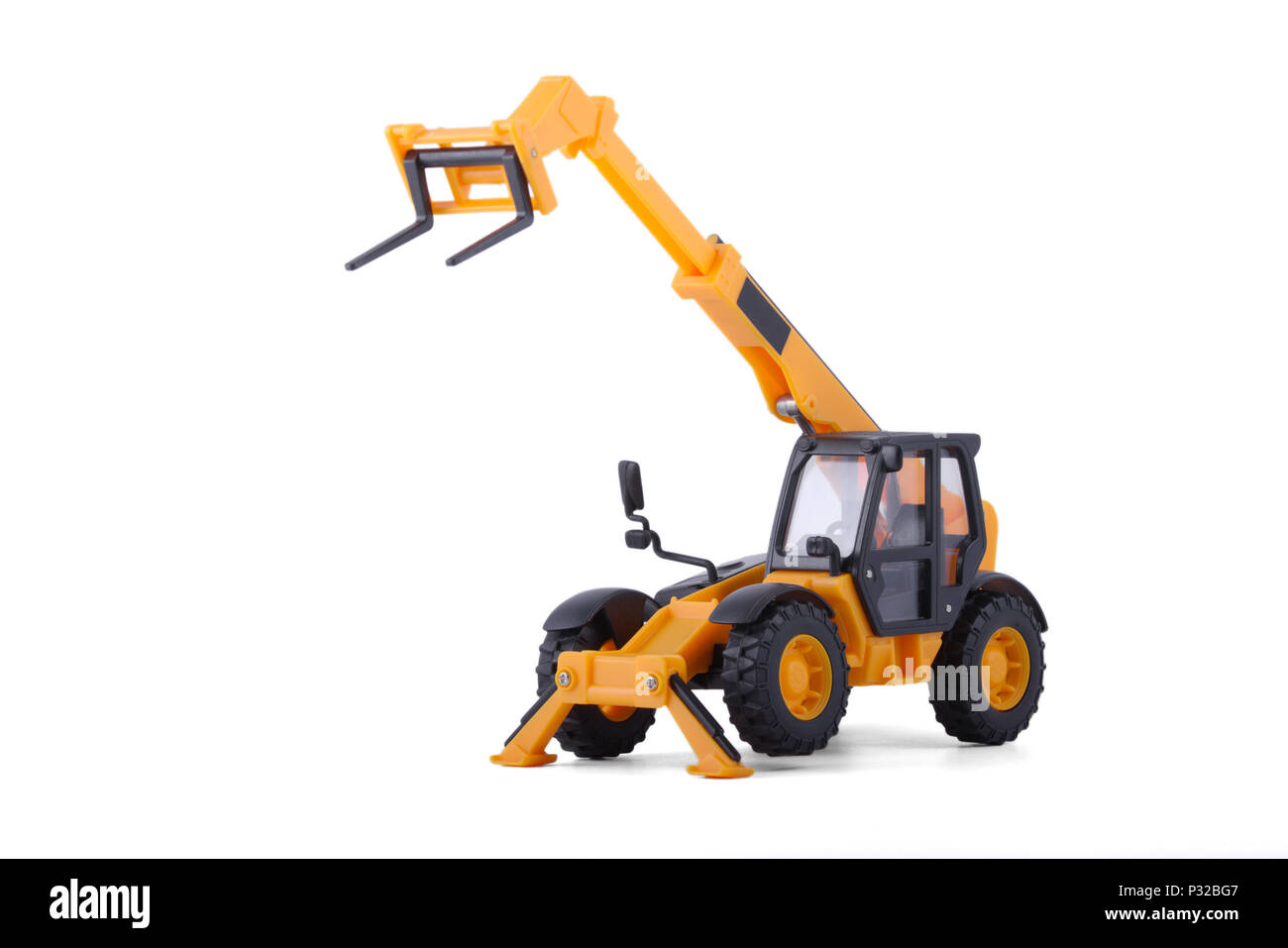 The Forklift scale model Stock Photo - Alamy