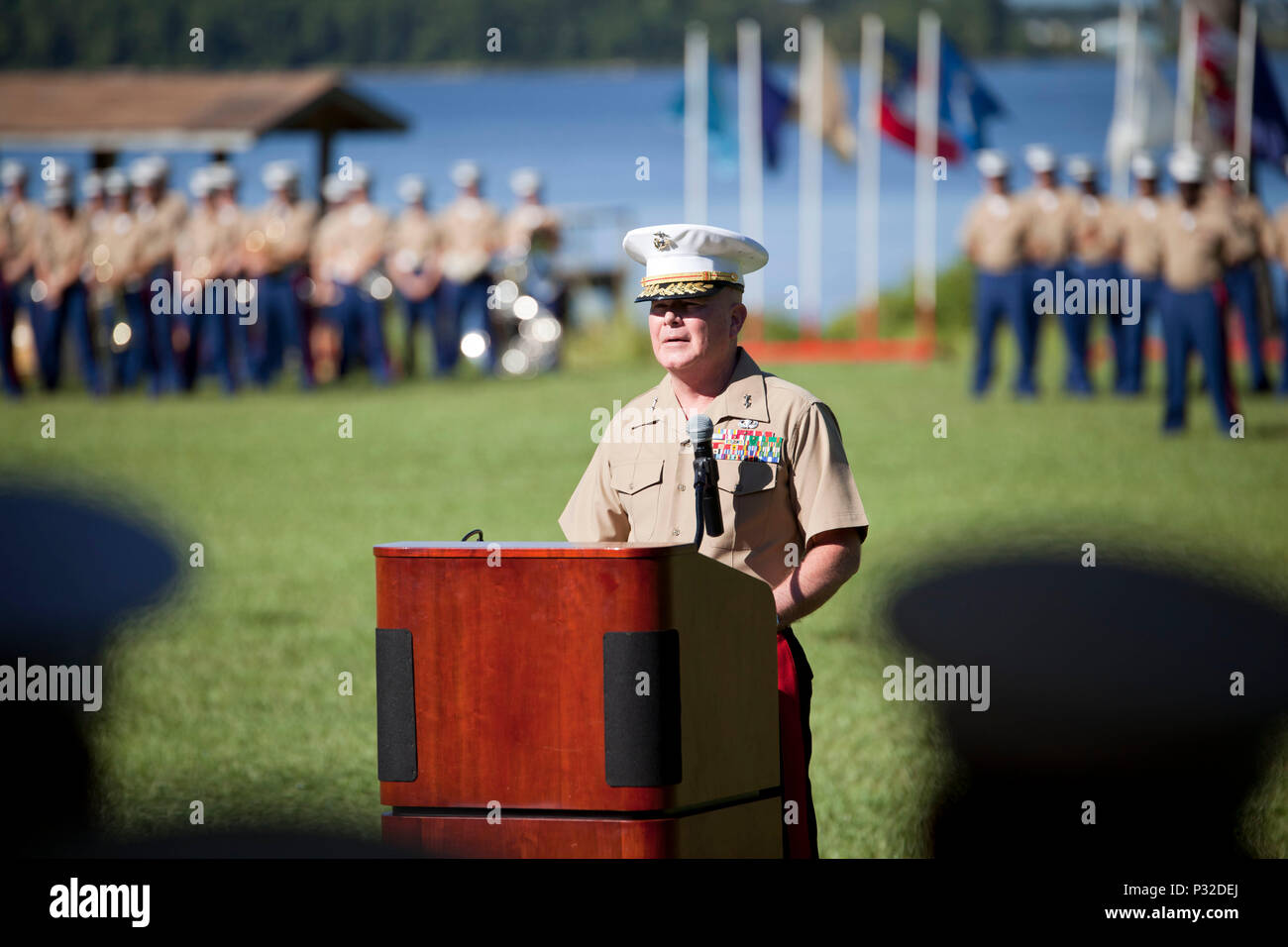 U.S. Marine Corps Maj. Gen. Walter L. Miller, commanding general of II ...