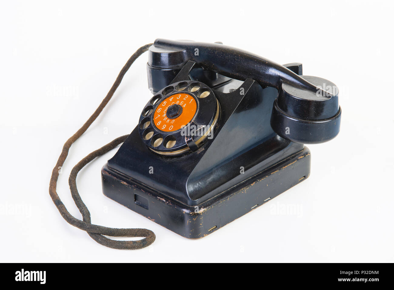 The Vintage rotary telephone Stock Photo - Alamy
