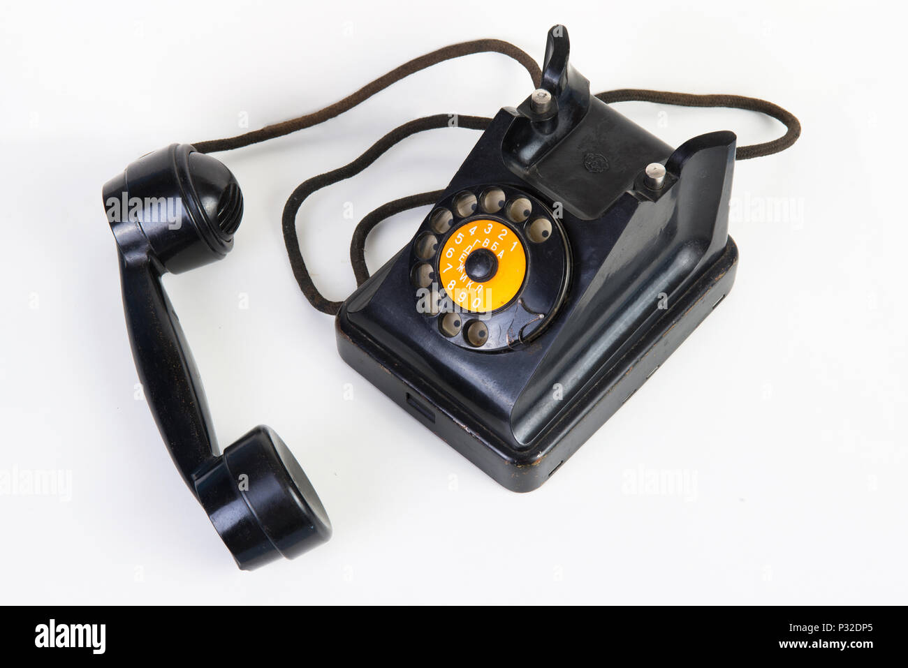 The Vintage rotary telephone Stock Photo - Alamy