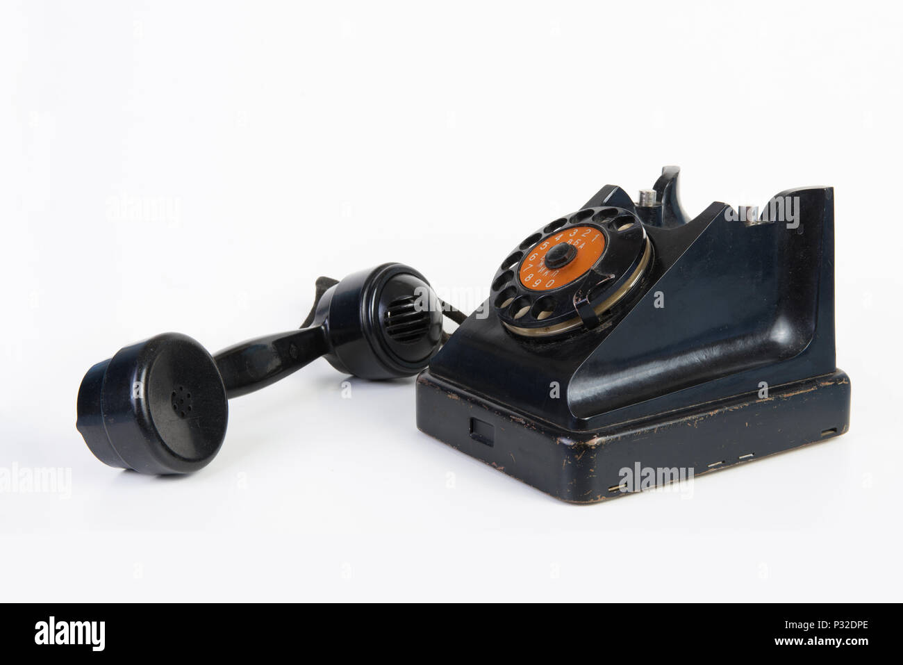 The Vintage rotary telephone Stock Photo - Alamy