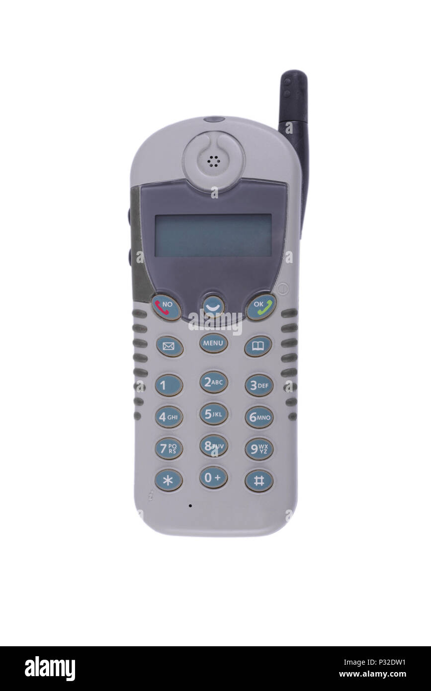 Old mobile phone Cut Out Stock Images & Pictures - Alamy