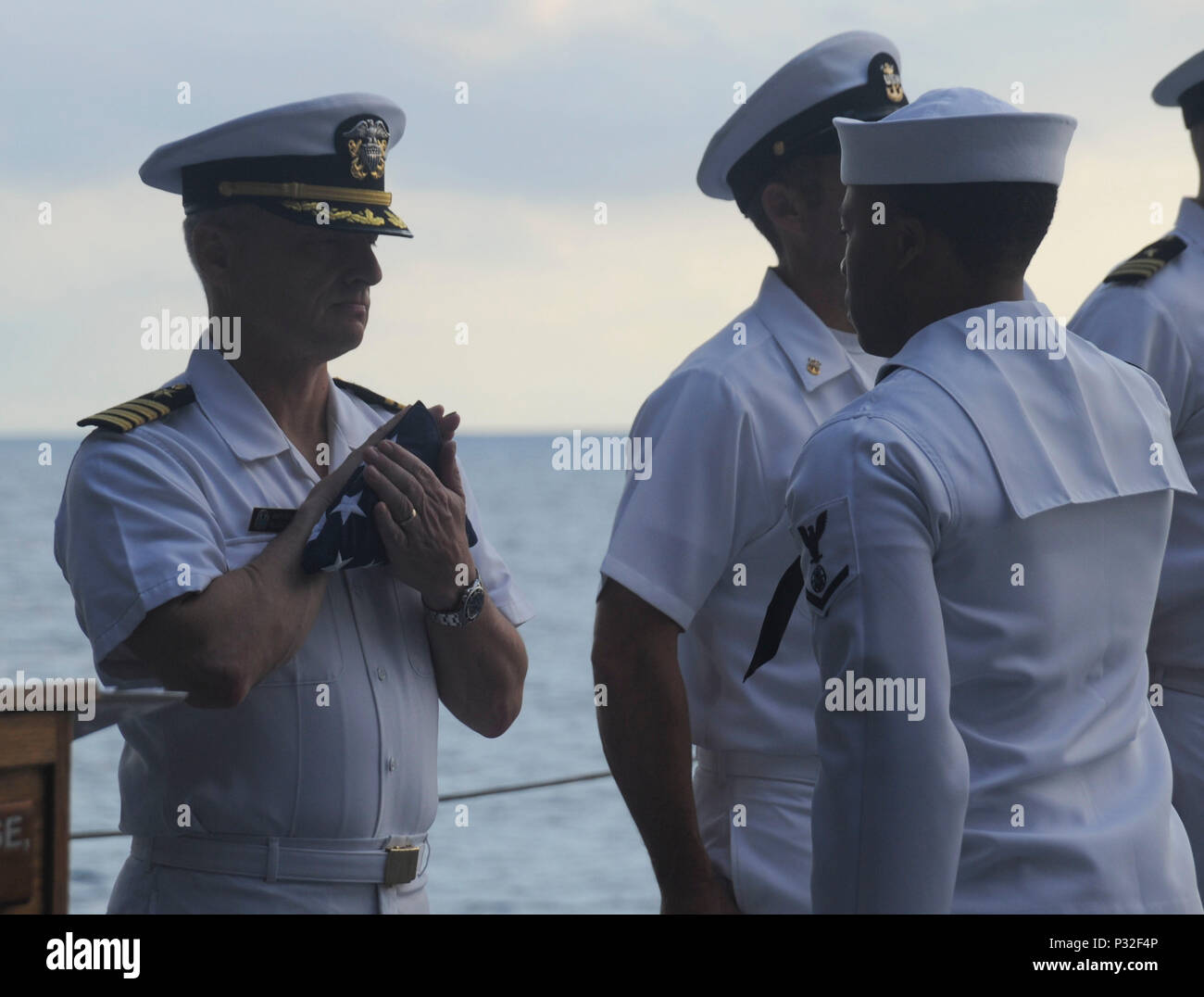 160827-N-KC543-070 ATLANTIC OCEAN (Aug. 27, 2016) Capt. Kenneth Strong ...