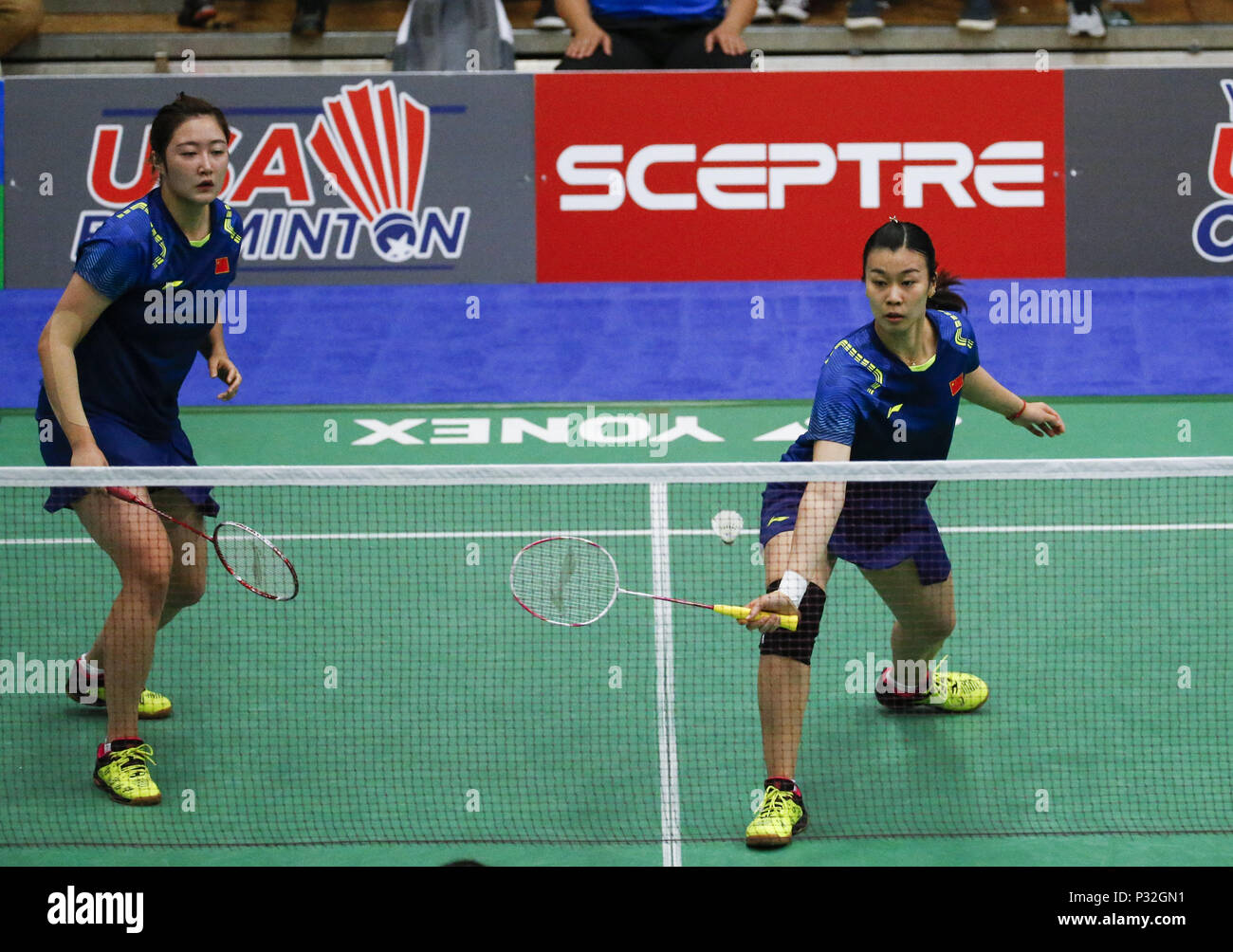 Los Angeles, California, USA. 16th June, 2018. Tang Jinhua and Yu ...