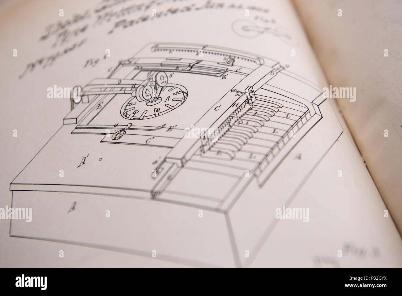 Patent typewriter hi-res stock photography and images - Alamy