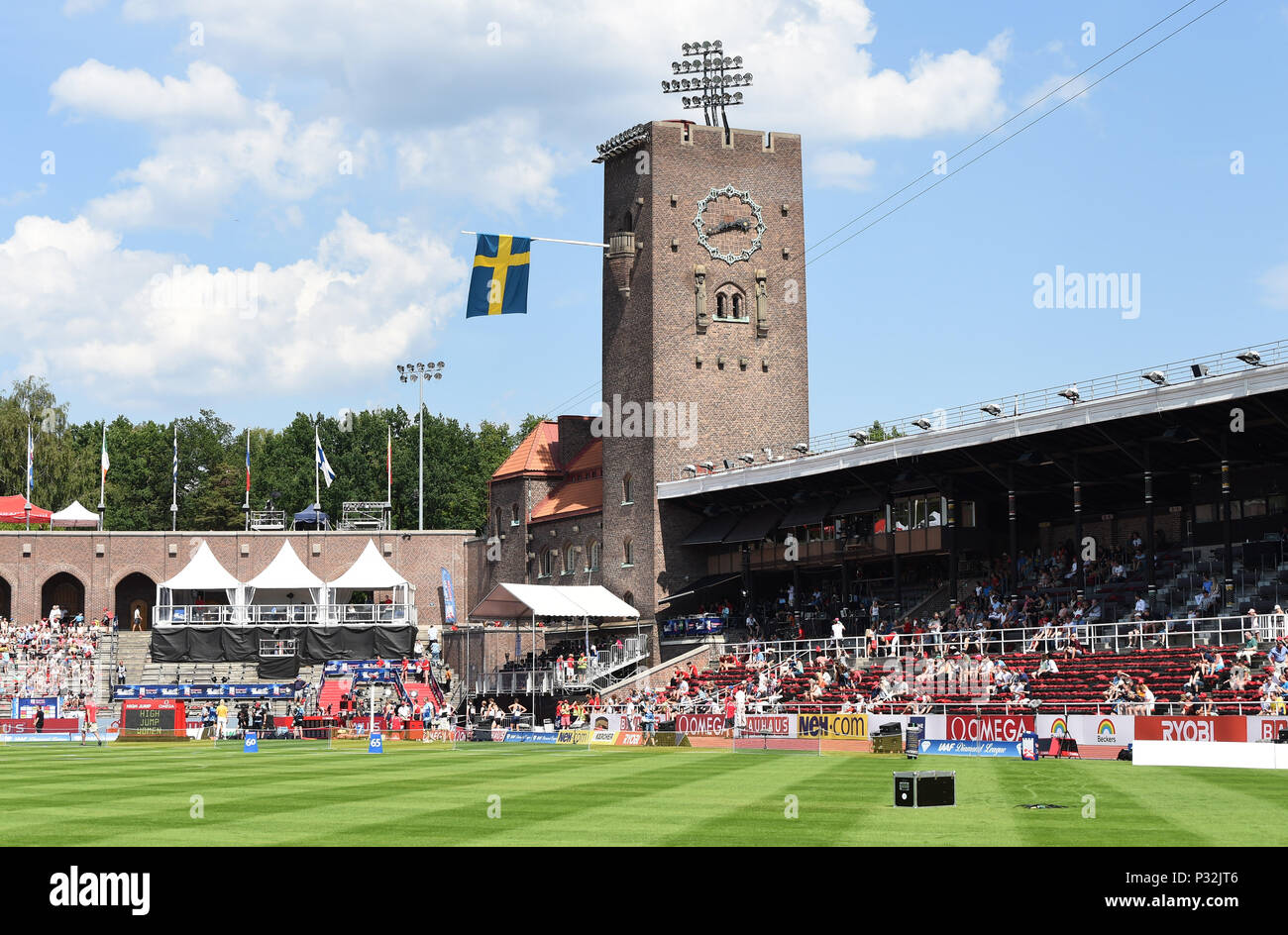 Stockholm, Sweden. 10th June, 2018. General overall view of Swedish ...