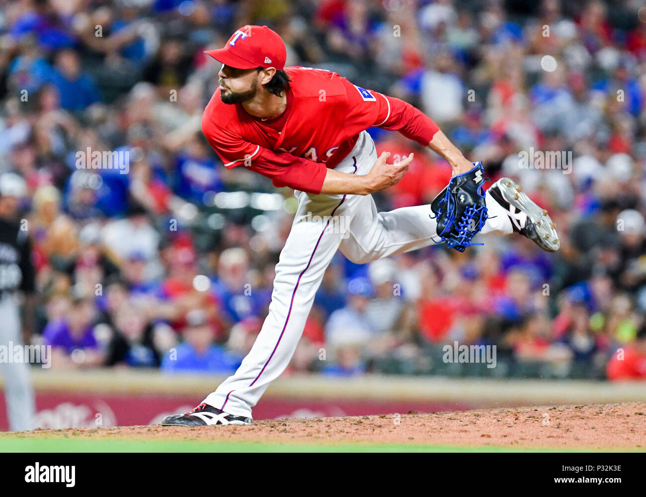 Jun 15, 2018: Texas Rangers relief pitcher Tony Barnette #43 during an ...