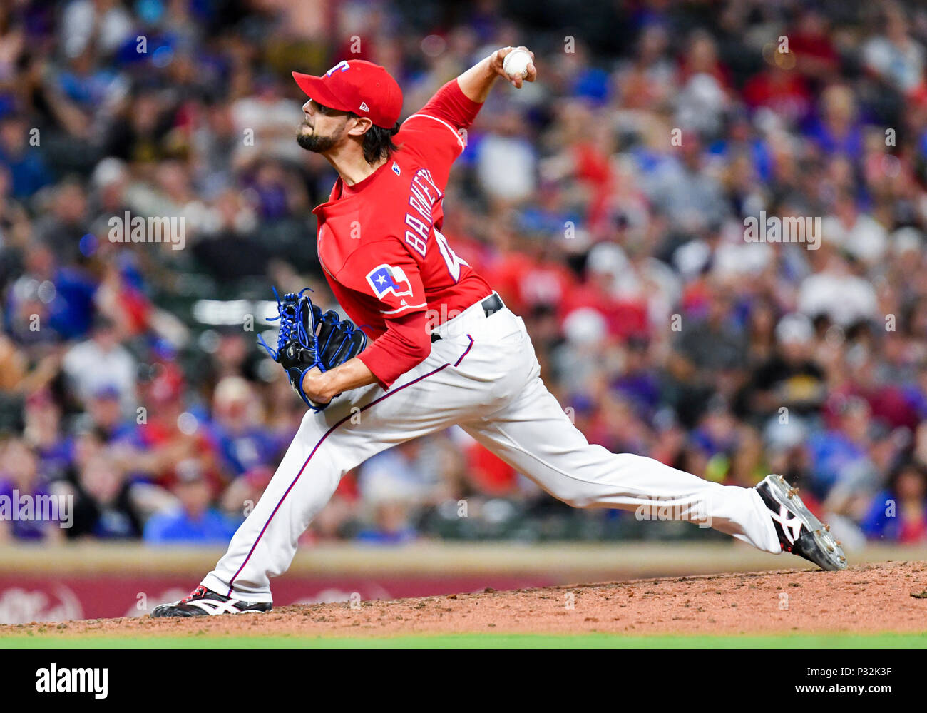 Jun 15, 2018: Texas Rangers relief pitcher Tony Barnette #43 during an ...