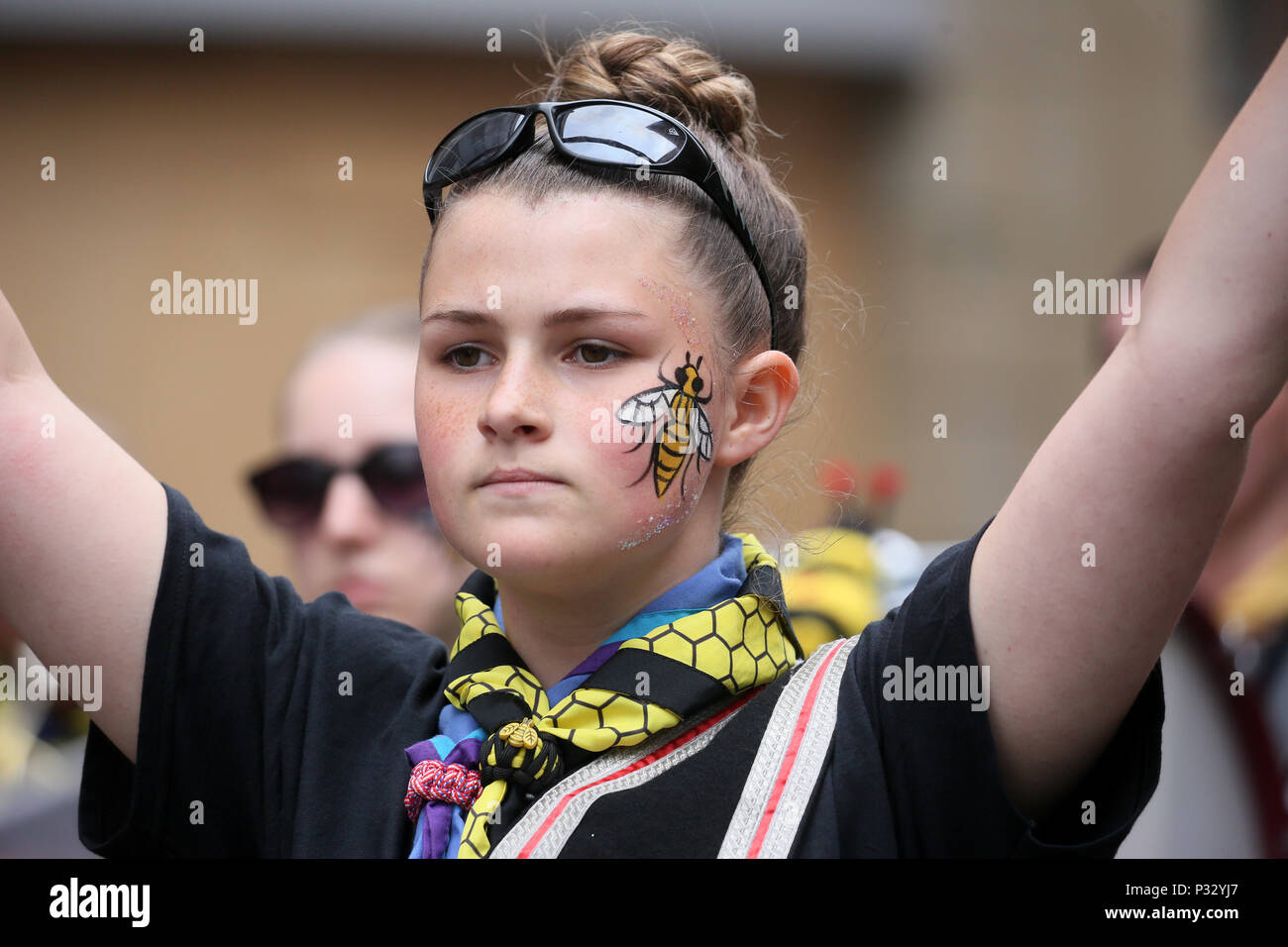 Manchester bee parade hi-res stock photography and images - Alamy