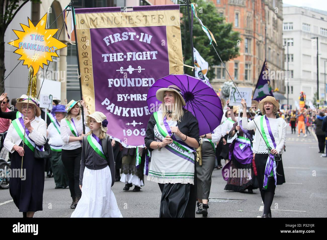Celebrating the suffragettes hi-res stock photography and images - Alamy