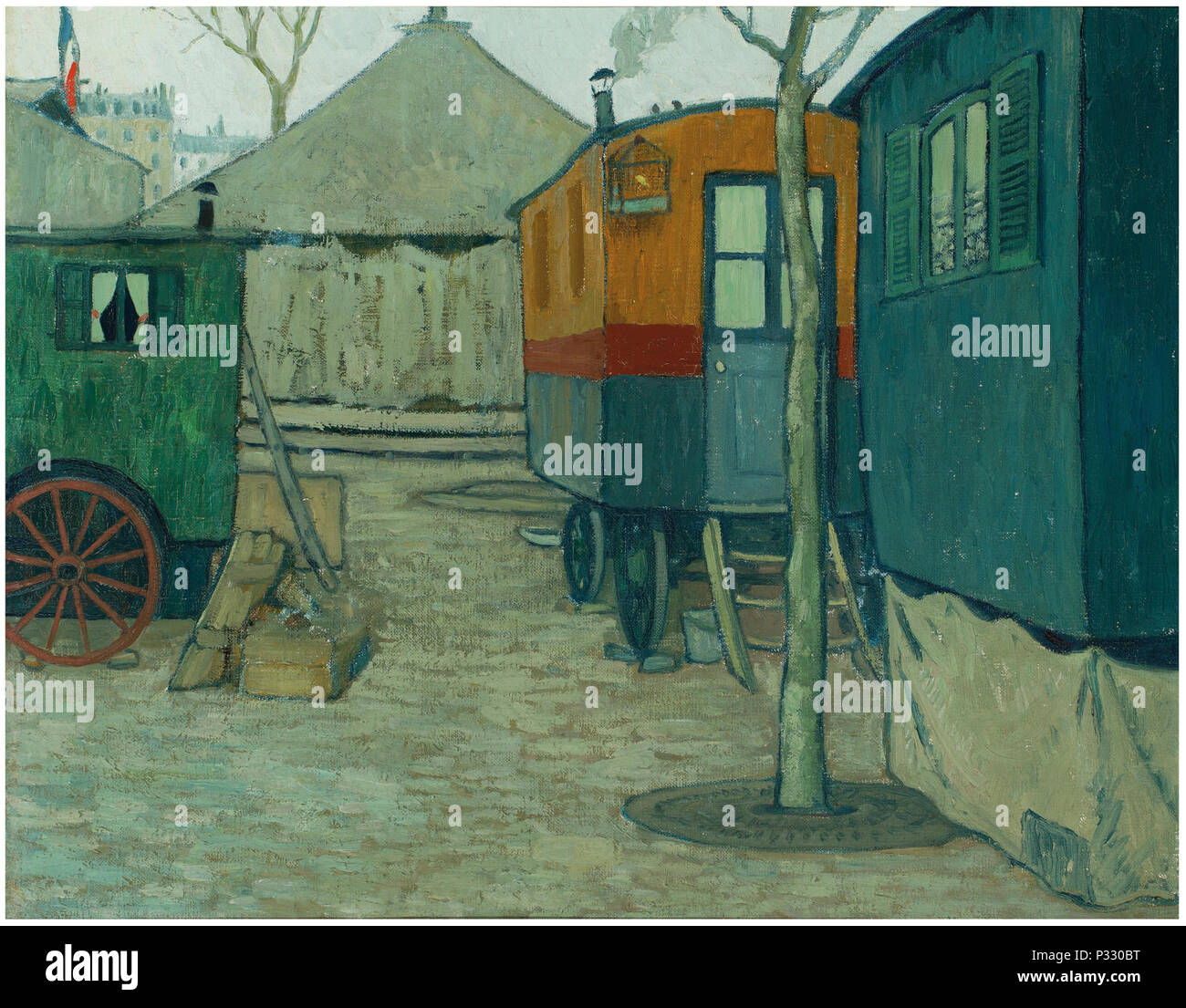 Caravan painting hi-res stock photography and images - Alamy