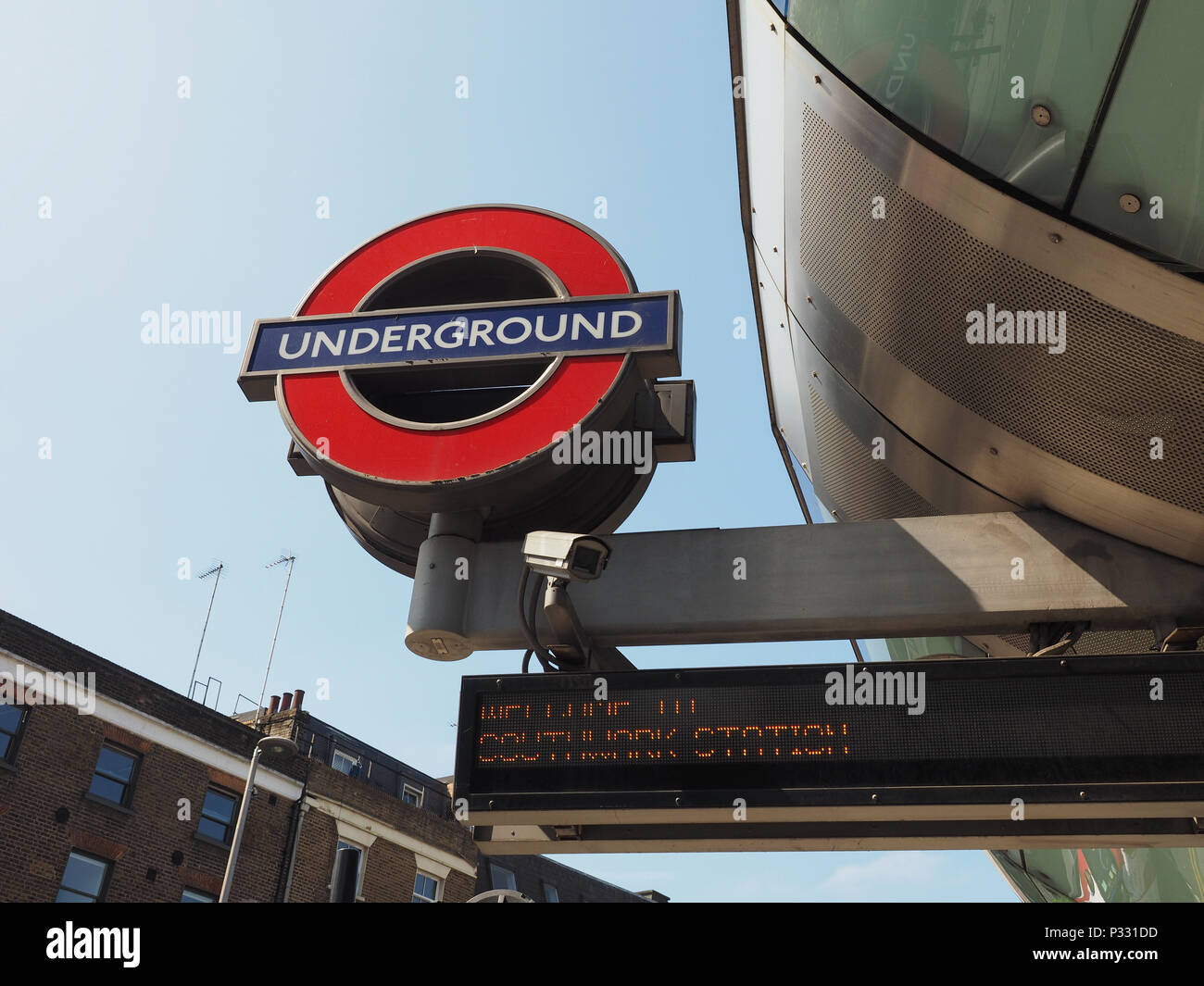 LONDON, UK - CIRCA JUNE 2018: Iconic London Underground tube sign known ...