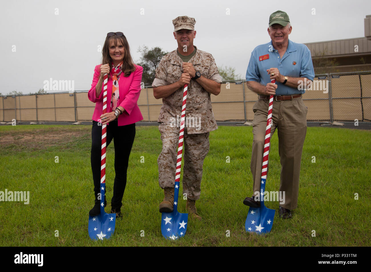 From left, Robin Hutton, Brig. Gen. Kevin J. Killea, Commanding General ...