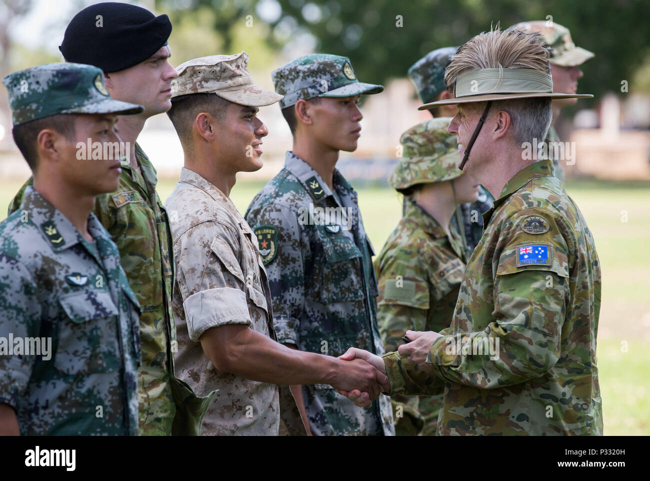 Australian Army officer Brigadier Damian Cantwell, AM, Deputy Commander ...