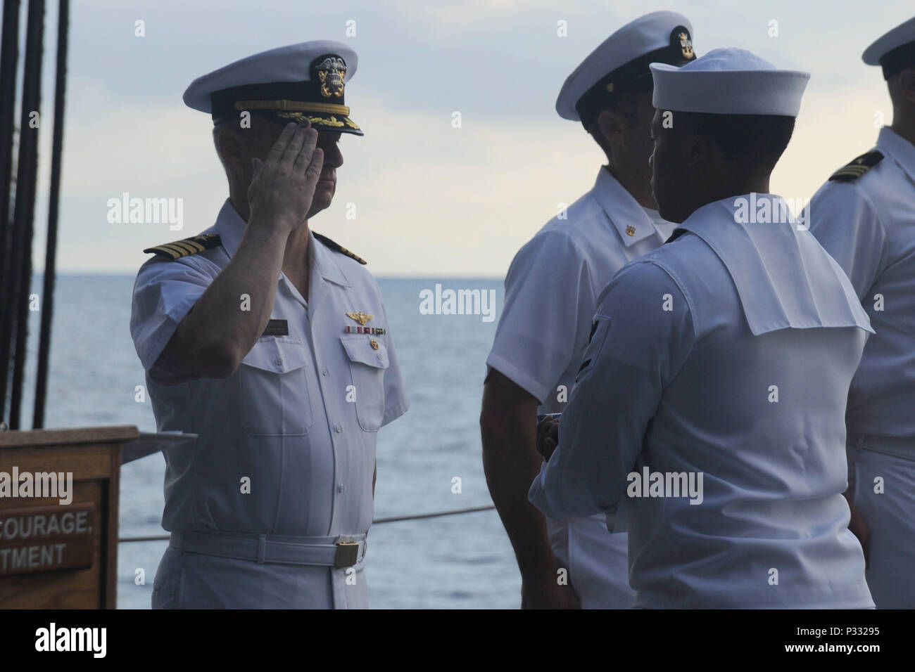 160827-N-KC543-070 ATLANTIC OCEAN (Aug. 27, 2016) Religious Programs ...