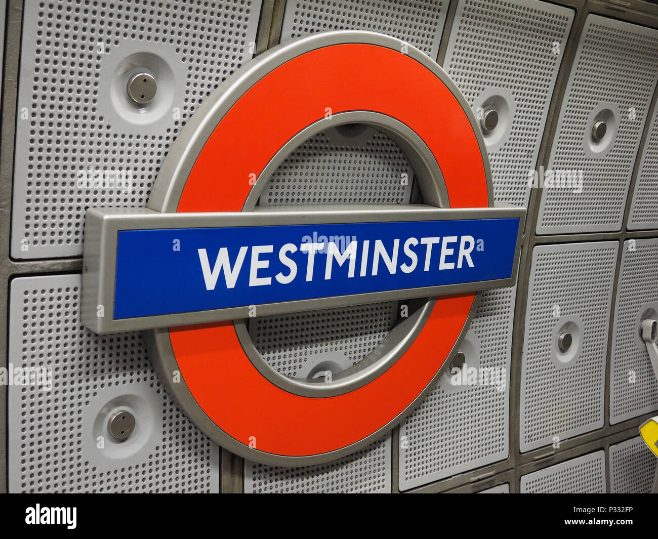 LONDON, UK - CIRCA JUNE 2018: Iconic London Underground tube sign known ...