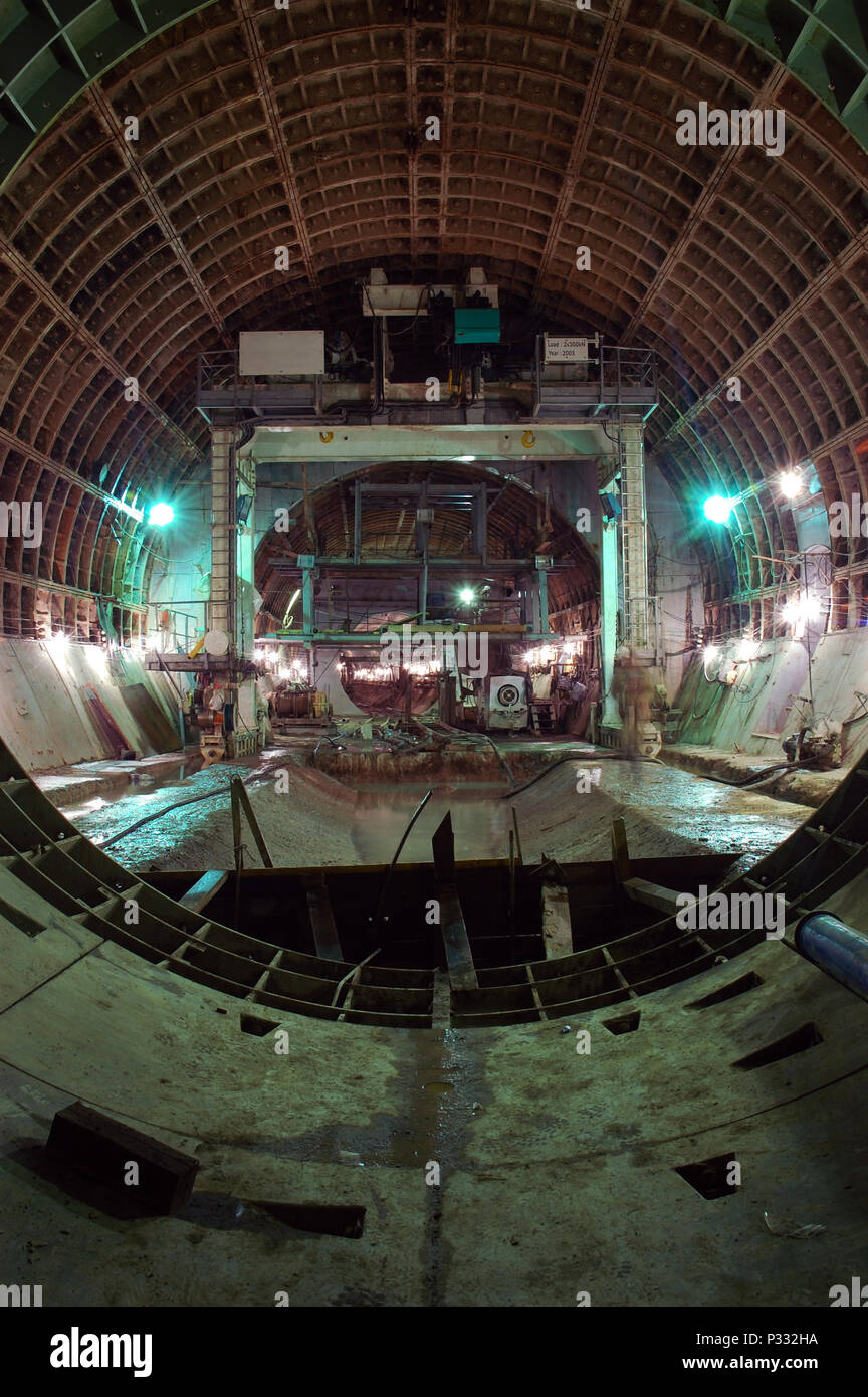 Metro tunnel construction Stock Photo - Alamy