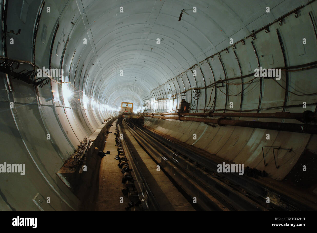 Metro tunnel construction Stock Photo - Alamy