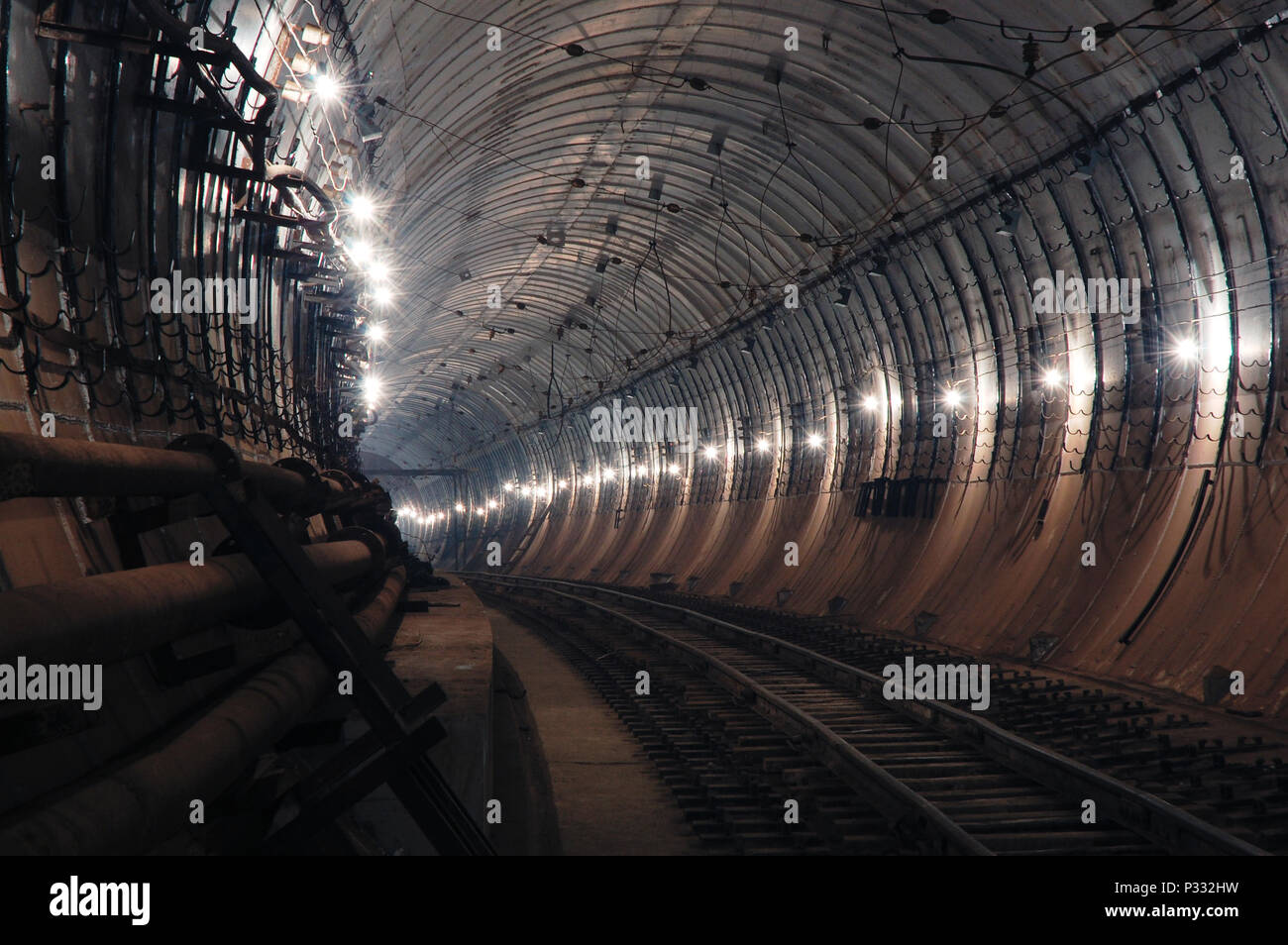 Metro tunnel construction Stock Photo - Alamy