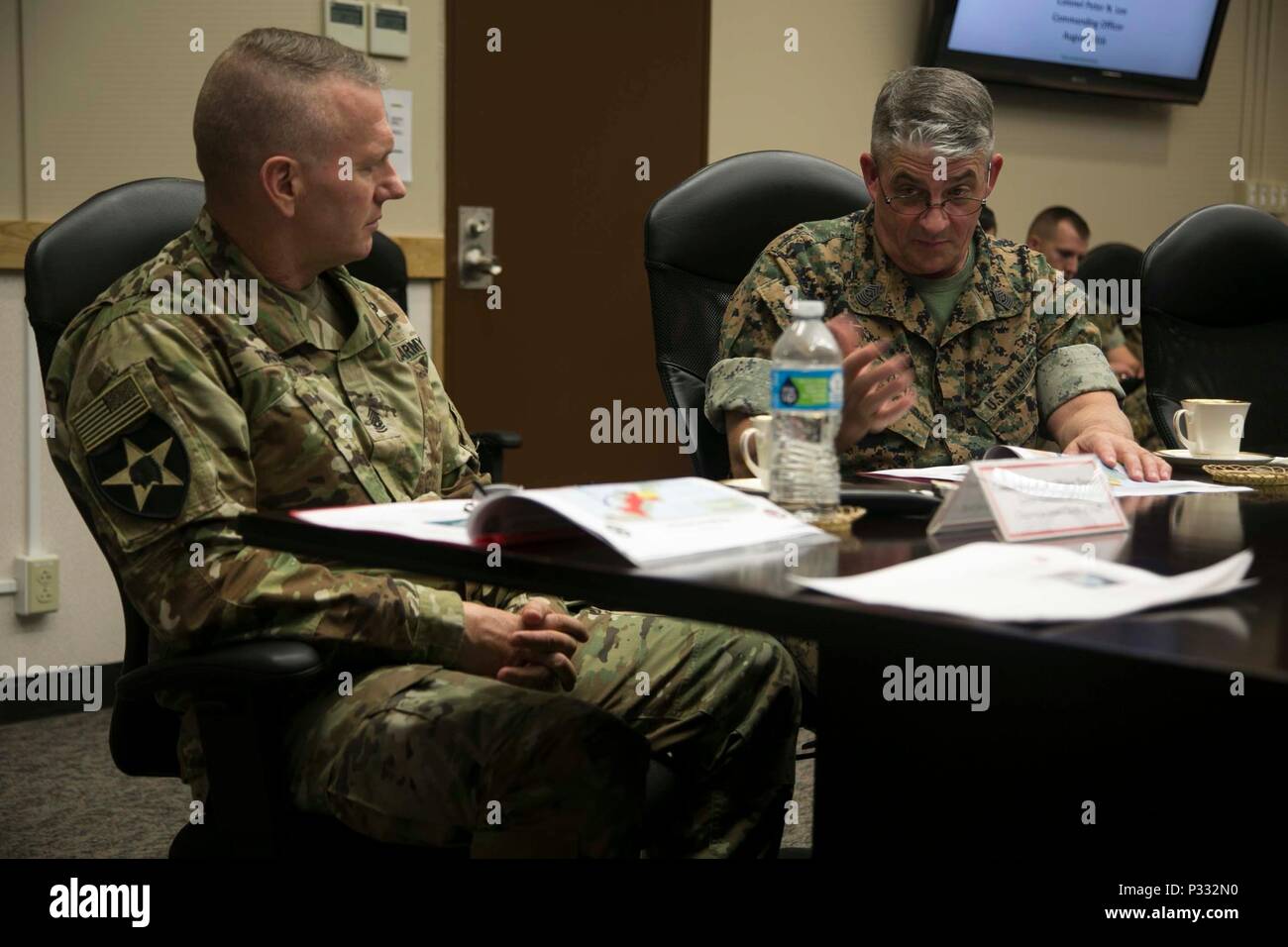 Sergeant major lee d bonar hi-res stock photography and images - Alamy