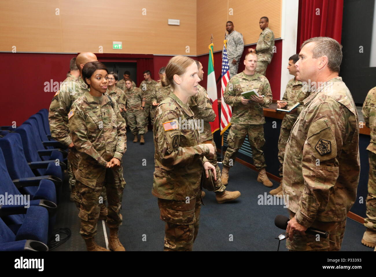 The Commander of U.S. Army Human Resources Command, Maj. Gen. Thomas ...