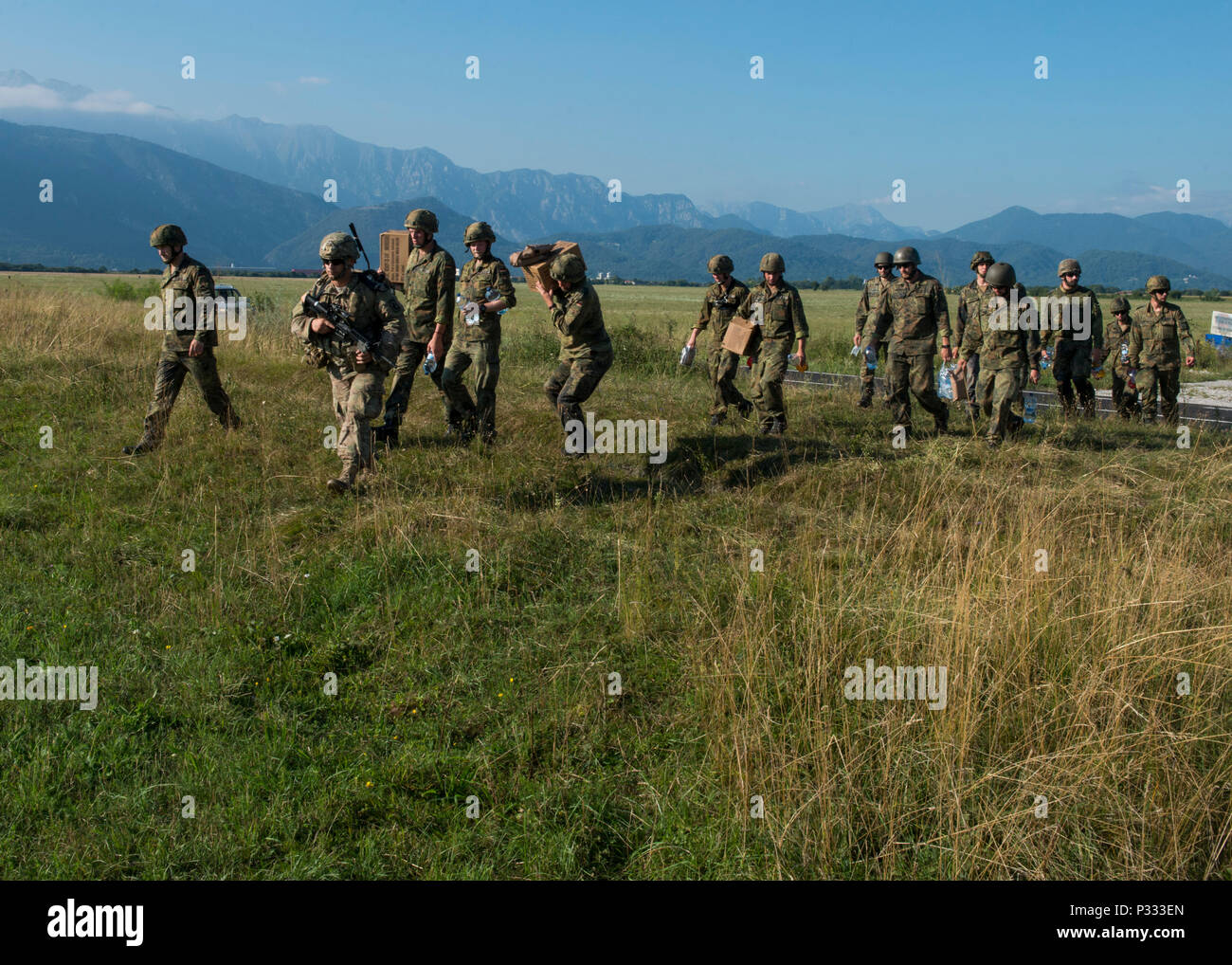U.S. Army 173rd Airborne Brigade and German Army 1st Airborne Brigade ...