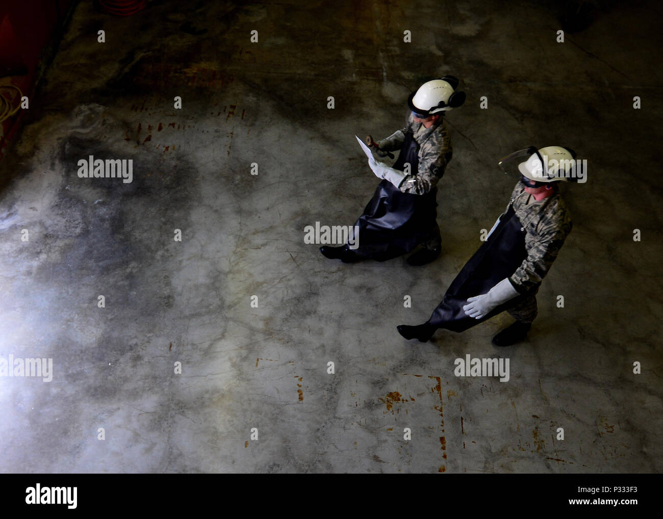 (From left) Staff Sgt. Chantz Wyant and Airman 1st Class Aaron Debolt ...