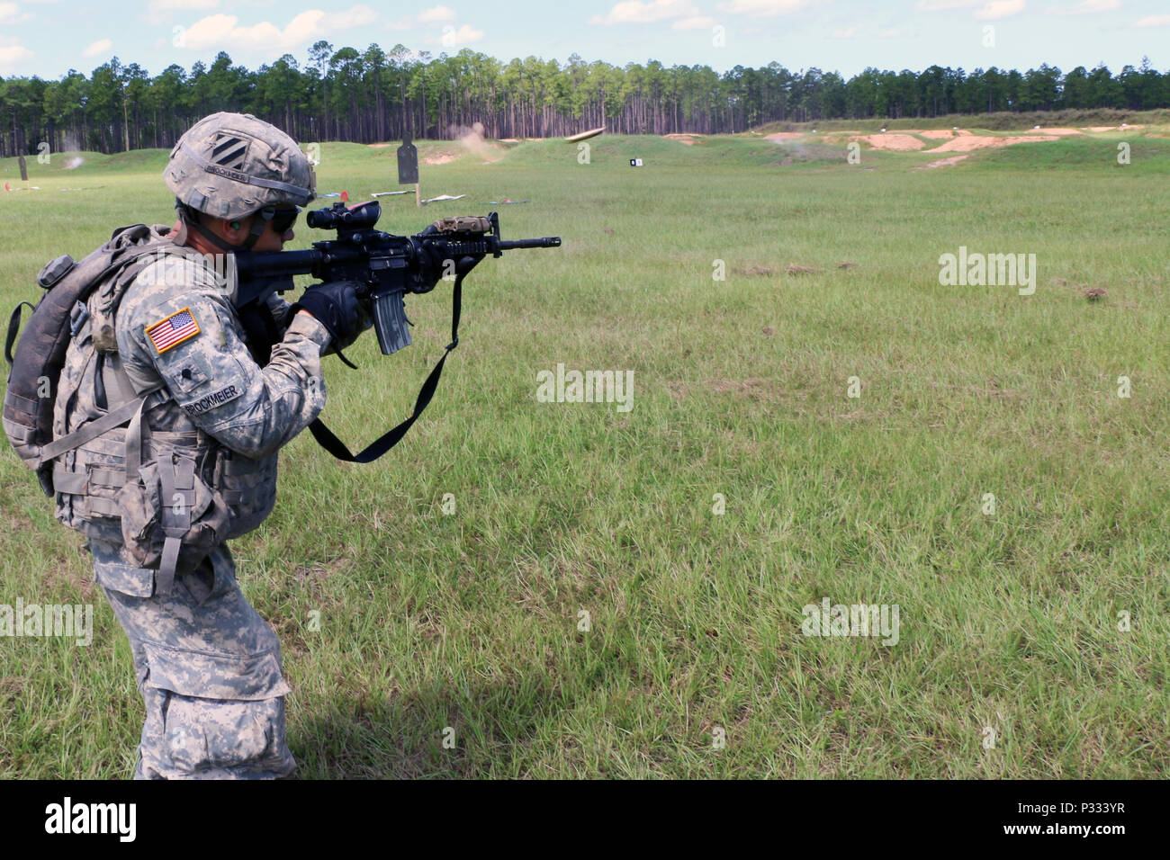 Spc. Michael Brockmeier, an infantryman of Bravo Company, 1st Battalion ...