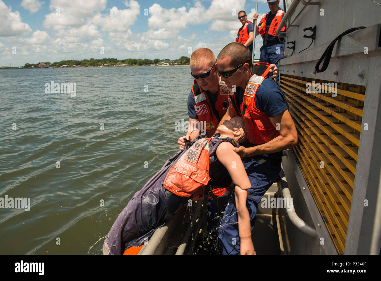 Man overboard simulation hi-res stock photography and images - Alamy