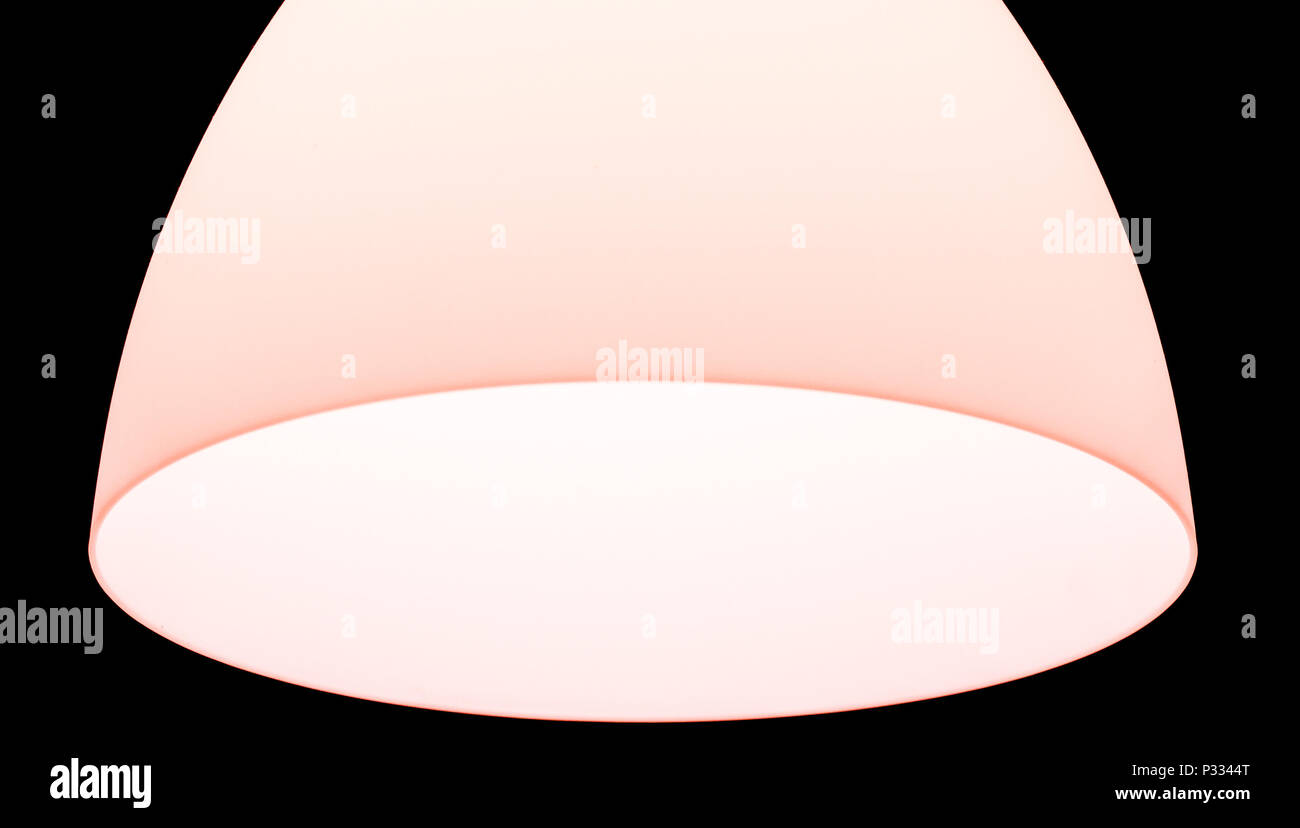 Round stage disc orange red lighting disc with black background Stock ...