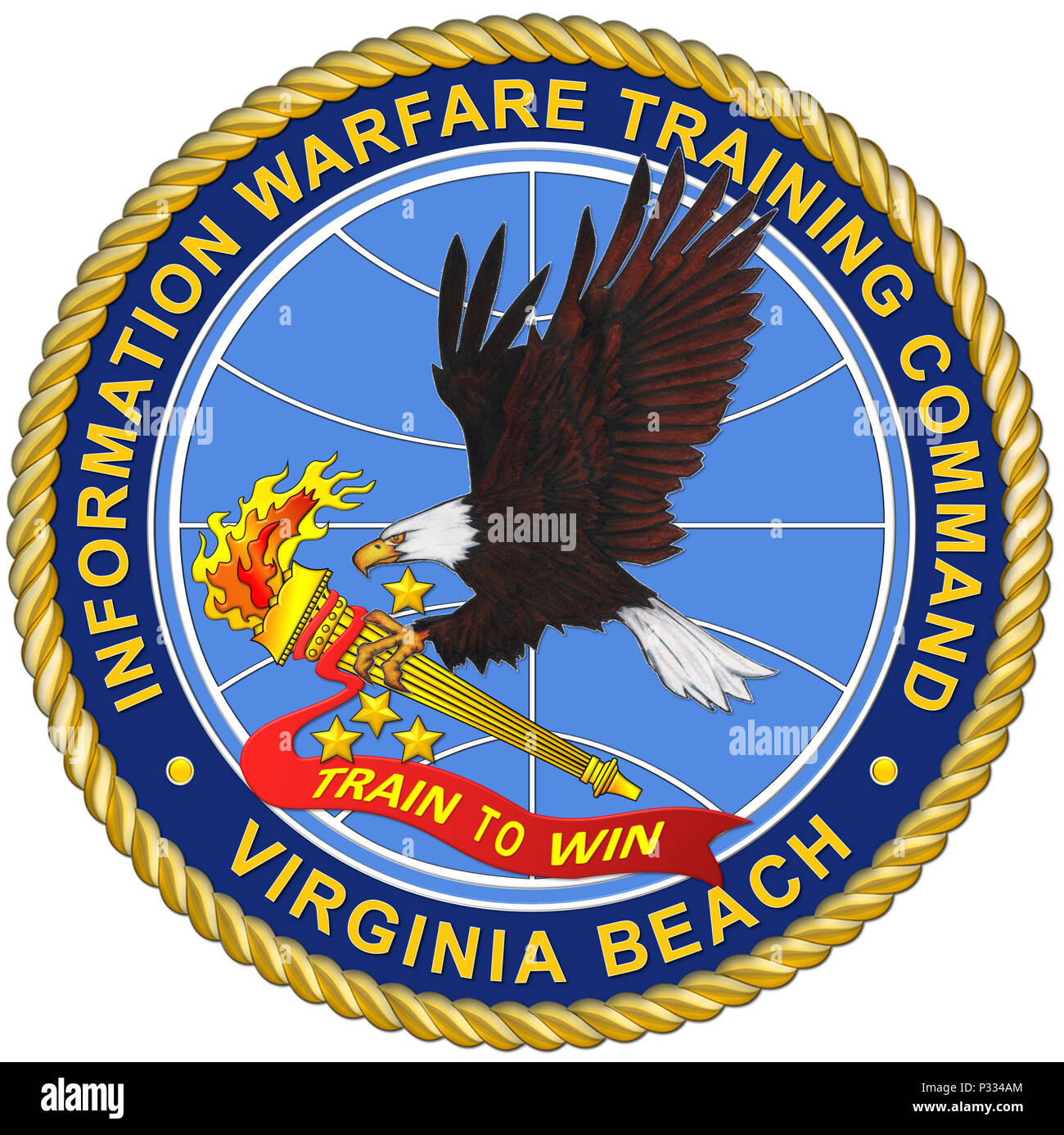 Information Warfare Training Command Virginia Beach Command Logo Stock ...