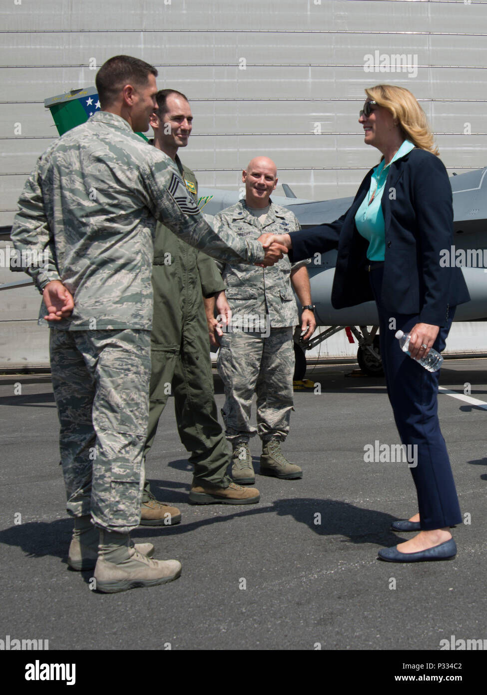 Secretary of the Air Force Deborah Lee James meets U.S. Air Force Chief ...