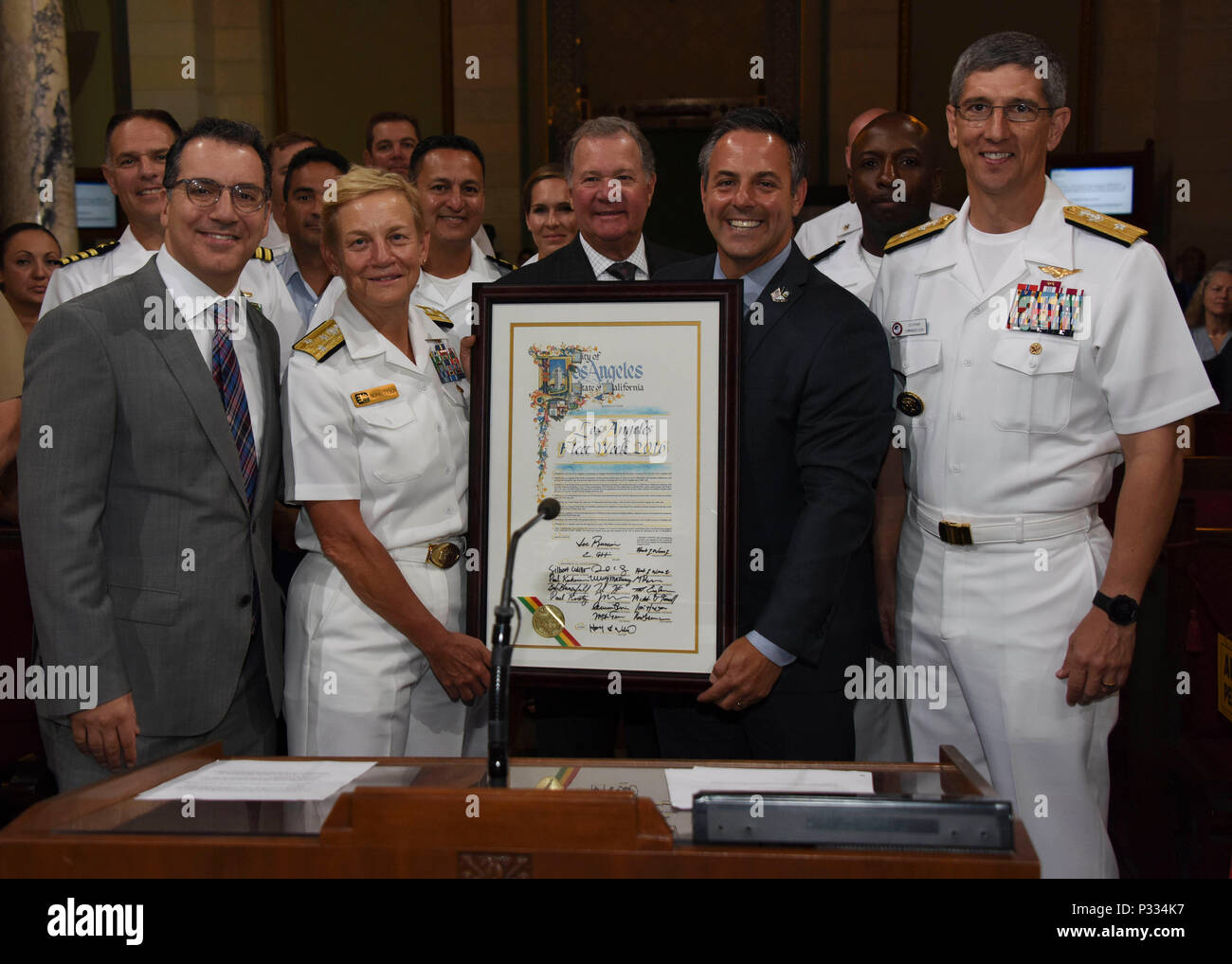 160831-N-JO908-066 SAN PEDRO, California (Aug. 31, 2016) Councilman Joe ...