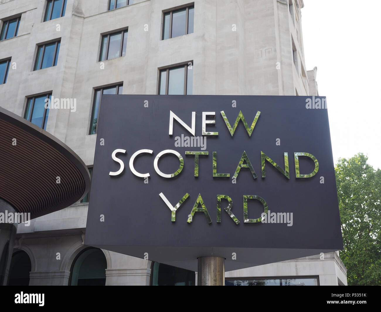 LONDON, UK - CIRCA JUNE 2018: New Scotland Yard metropolitan police ...