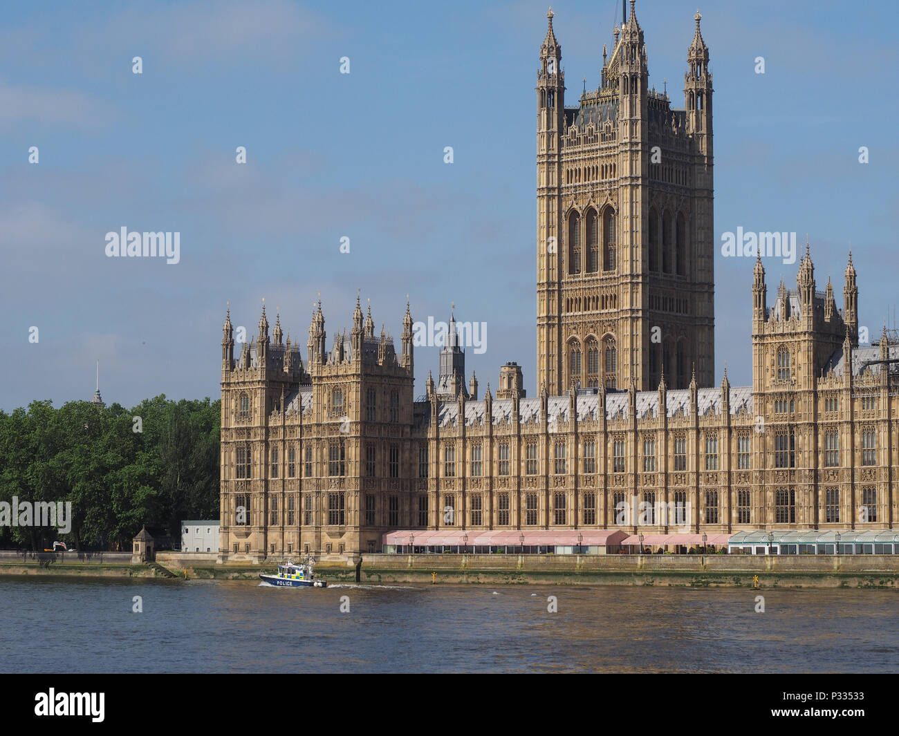 Houses of Parliament aka Westminster Palace in London, UK Stock Photo ...