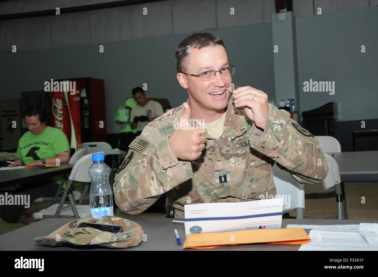 Capt. Paul Adcox, the operations officer assigned to the 17th Special ...