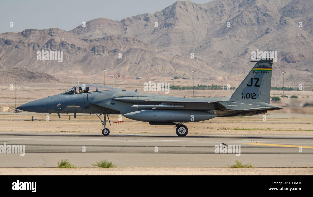 An F-15C Eagle from the 122nd Fighter Squadron, assigned to the 159th Fighter Wing, Louisiana ...