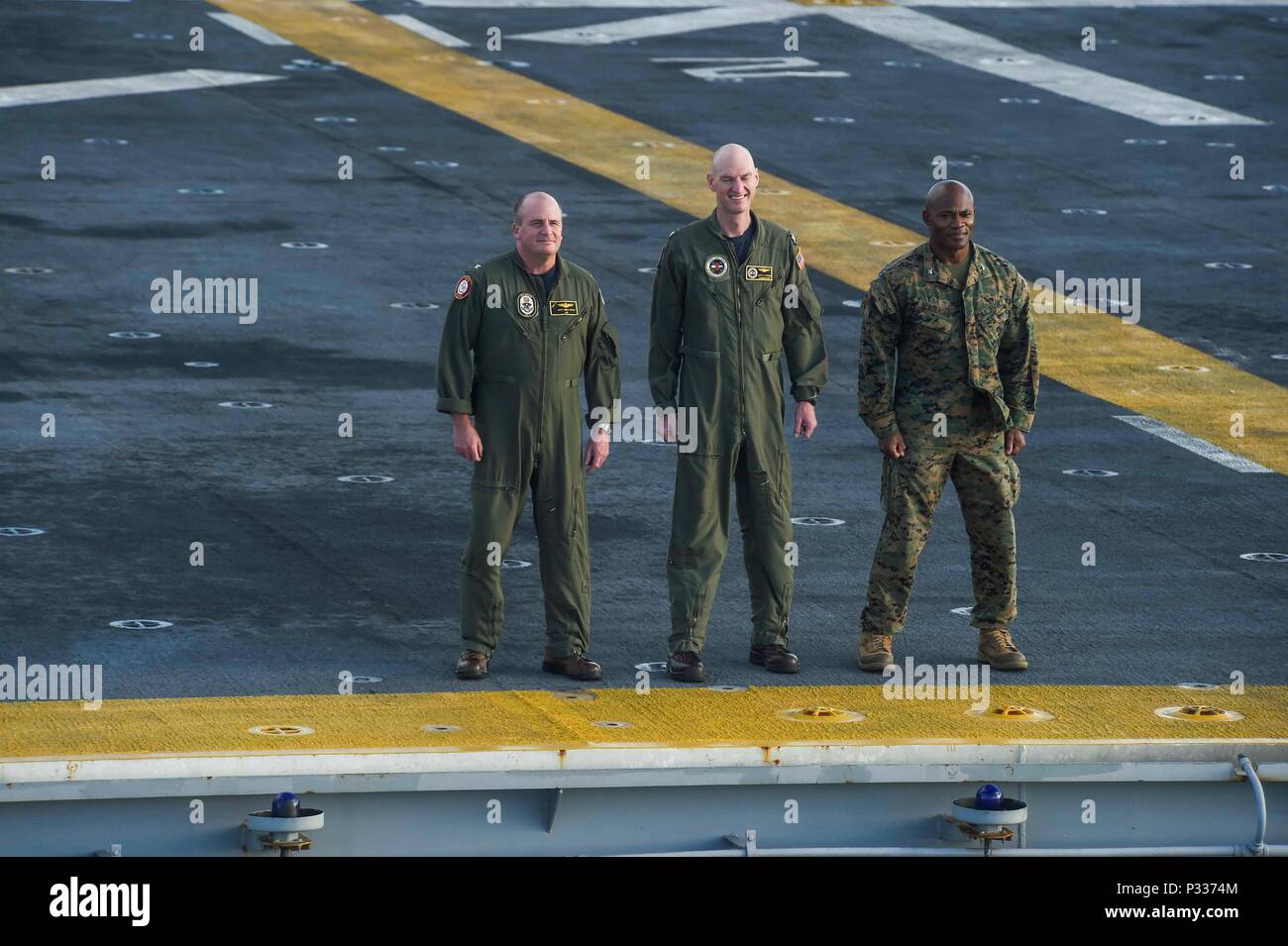 160827-N-UG095-767 PACIFIC OCEAN (Aug. 27, 2016) Capt. Mike Ruth ...