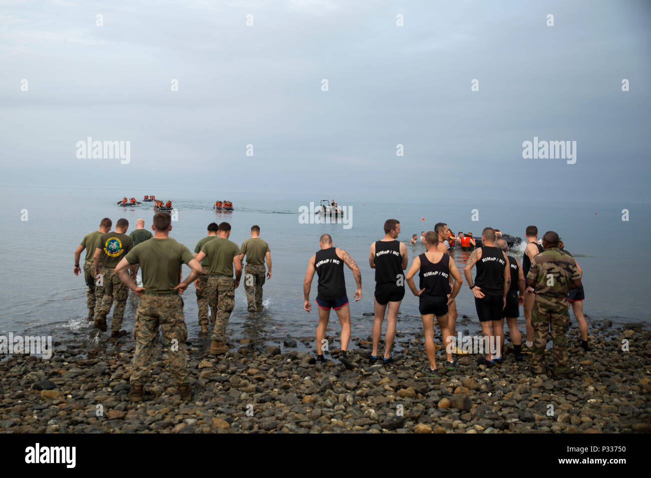 U S Marines With Marine Rotational Force Darwin And French Armed
