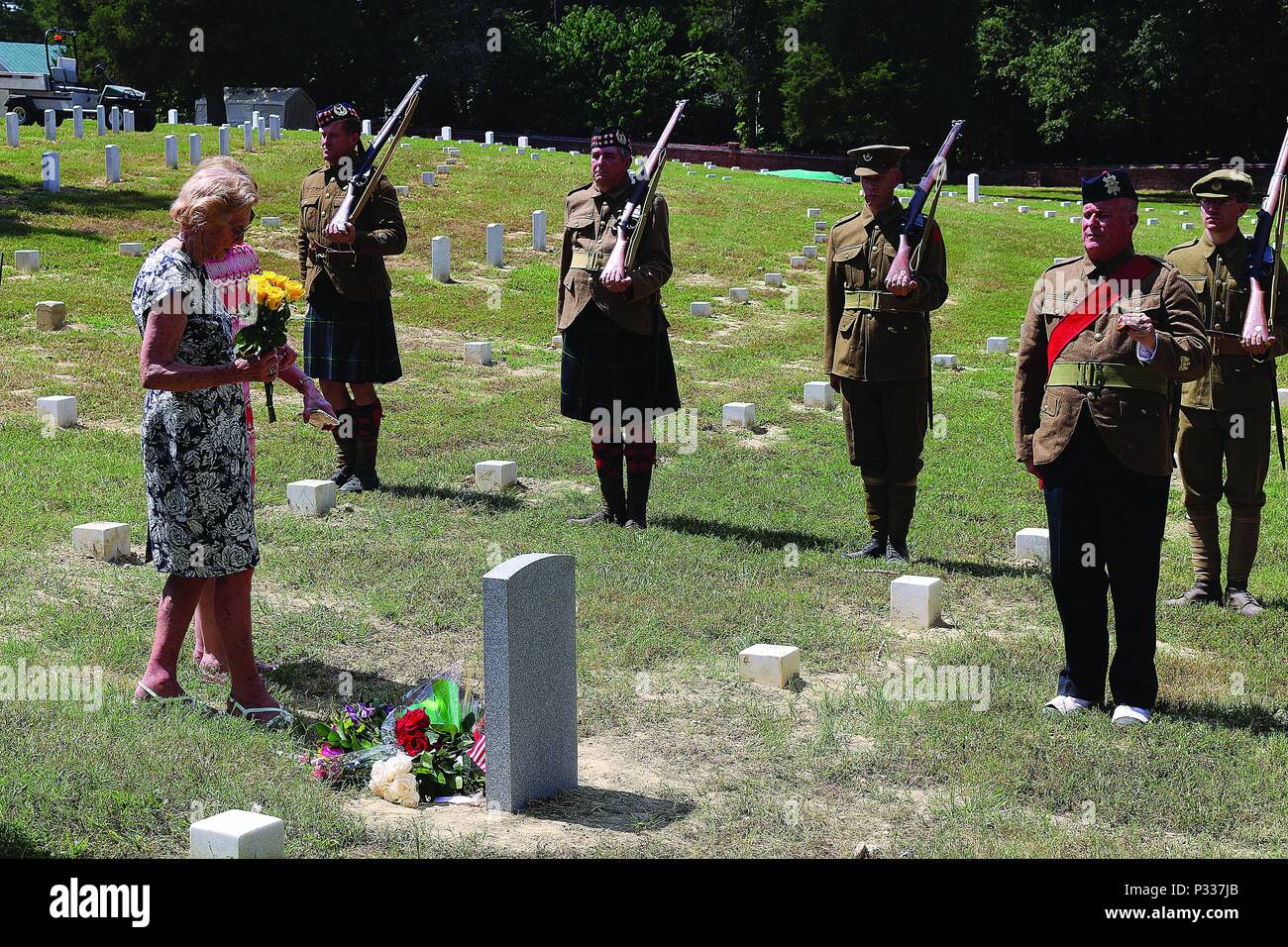 Joyce Fletcher, niece of deceased British Soldier Company Sgt. Maj ...